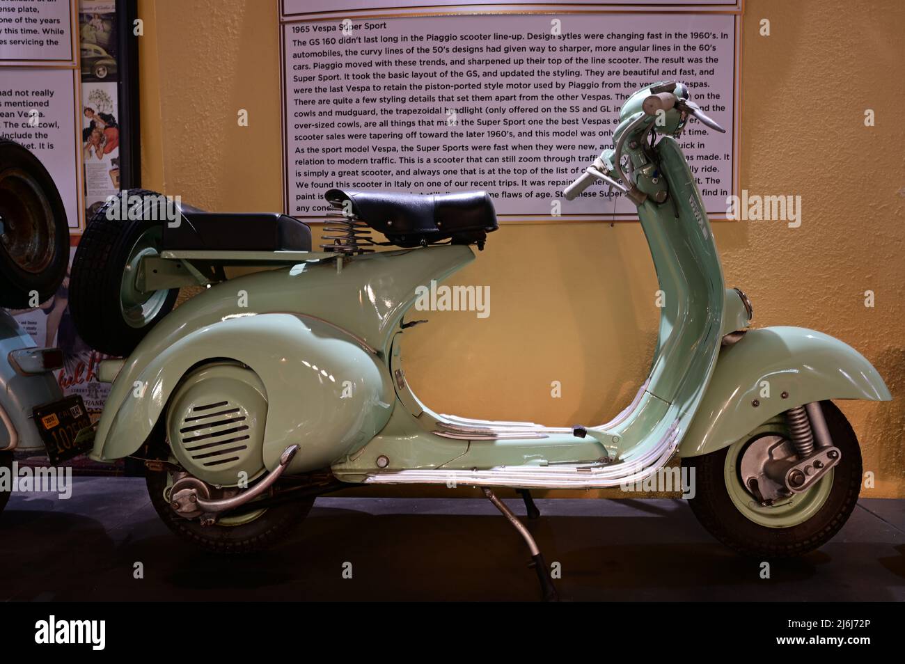A Vespa Italian scooter Stock Photo - Alamy