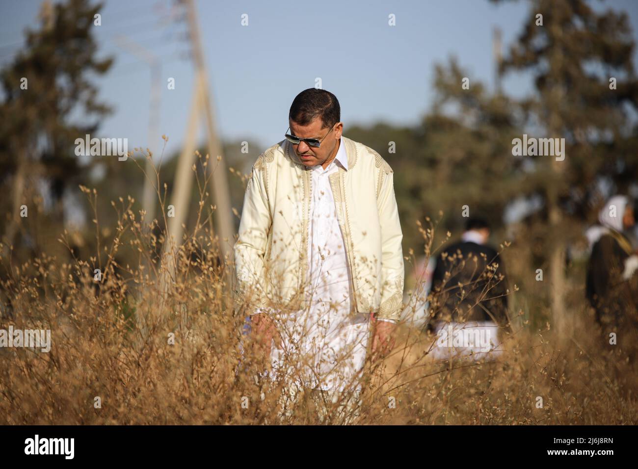 Libyan Prime Minister, Abdel Hamid Dabaiba seen reading Al-Fatihah on ...