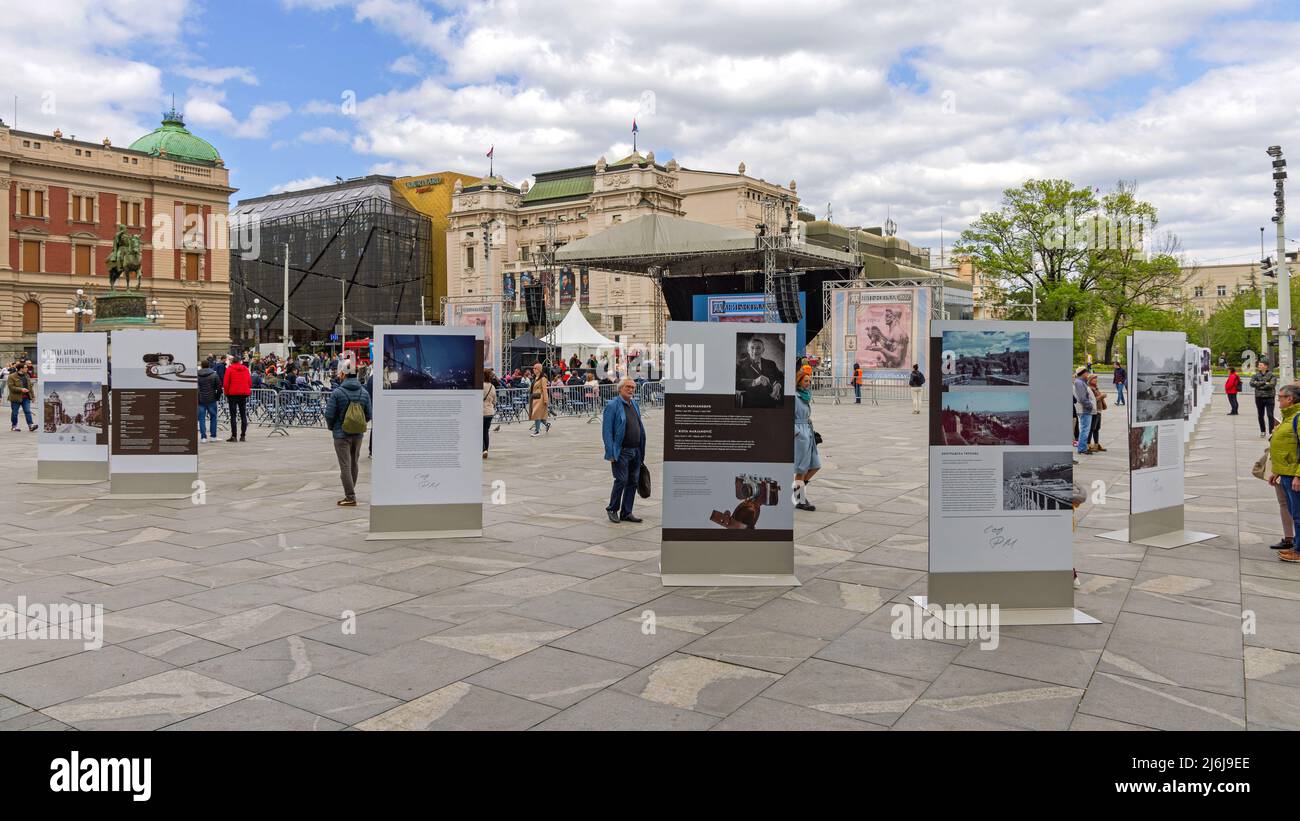 Belgrade, Serbia - April 17, 2022: City Day Spring Celebration Historic ...