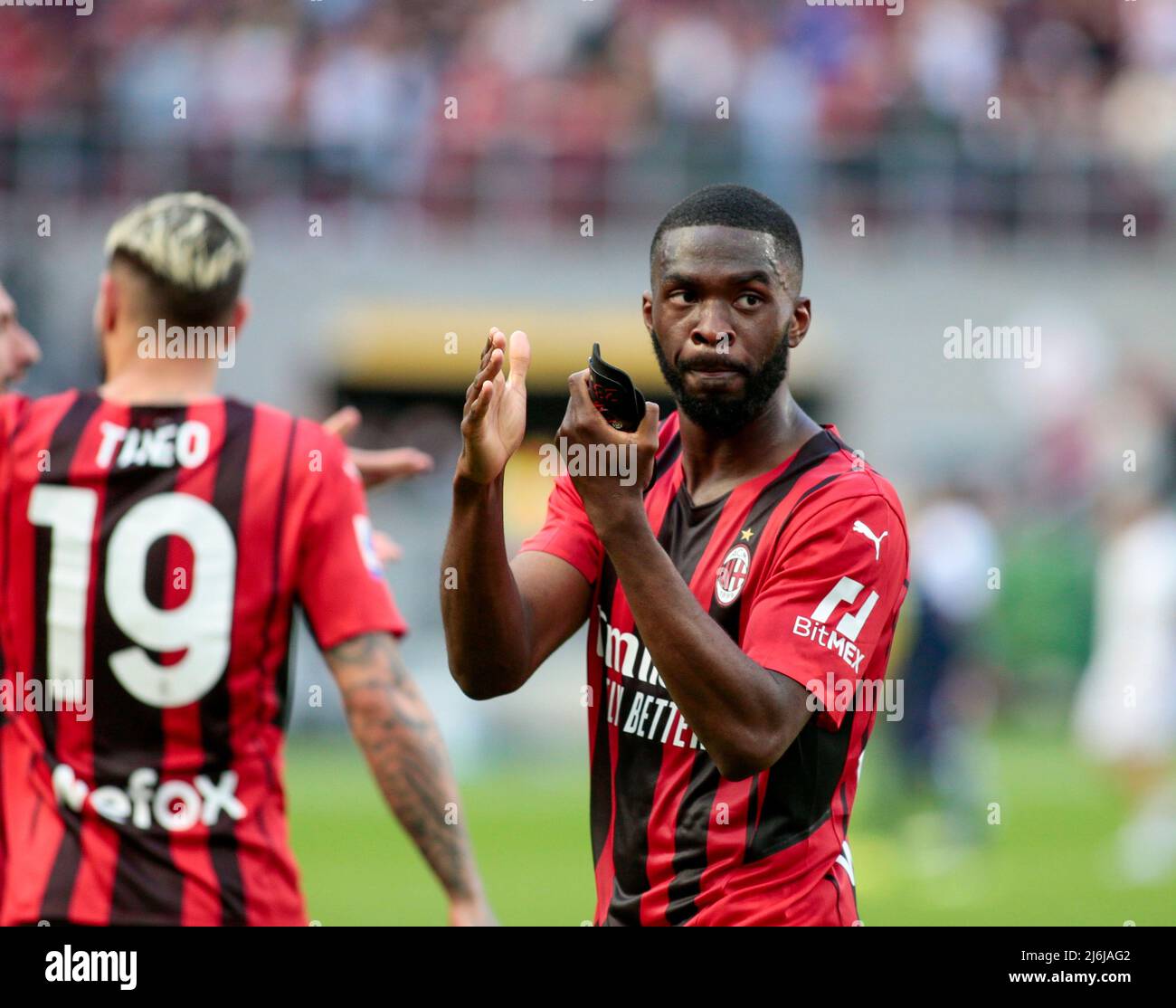 Fikayo Tomori (Ac Milan) during the Italian championship Serie A ...