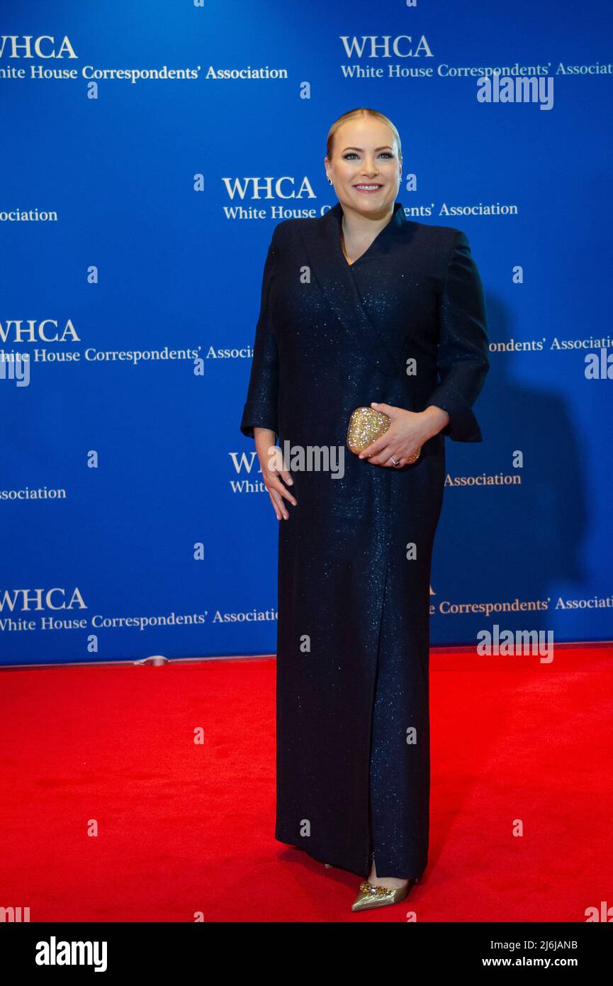 Meghan McCain arrives for the 2022 White House Correspondents ...