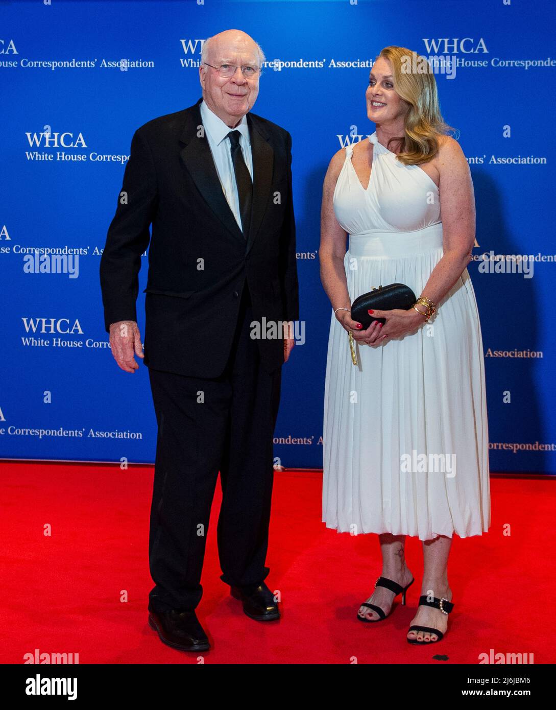 United States Senator Patrick Leahy (Democrat of Vermont), left ...