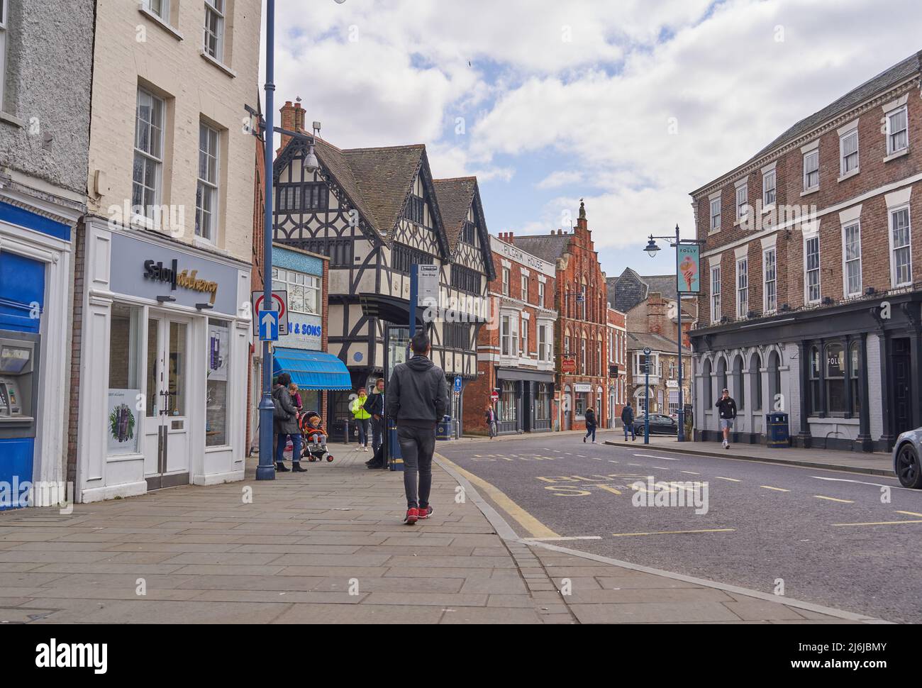Boston lincolnshire high street hi-res stock photography and images - Alamy