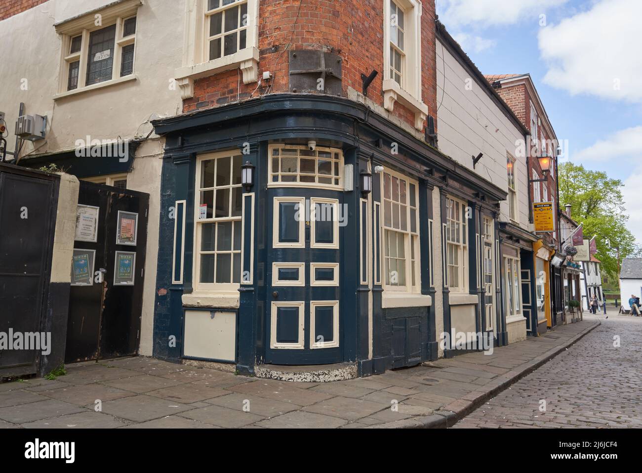 Old shop fronts in Boston, UK Stock Photo - Alamy