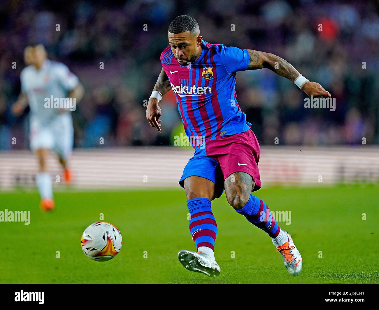 Memphis Depay of FC Barcelona during the La Liga match between FC ...