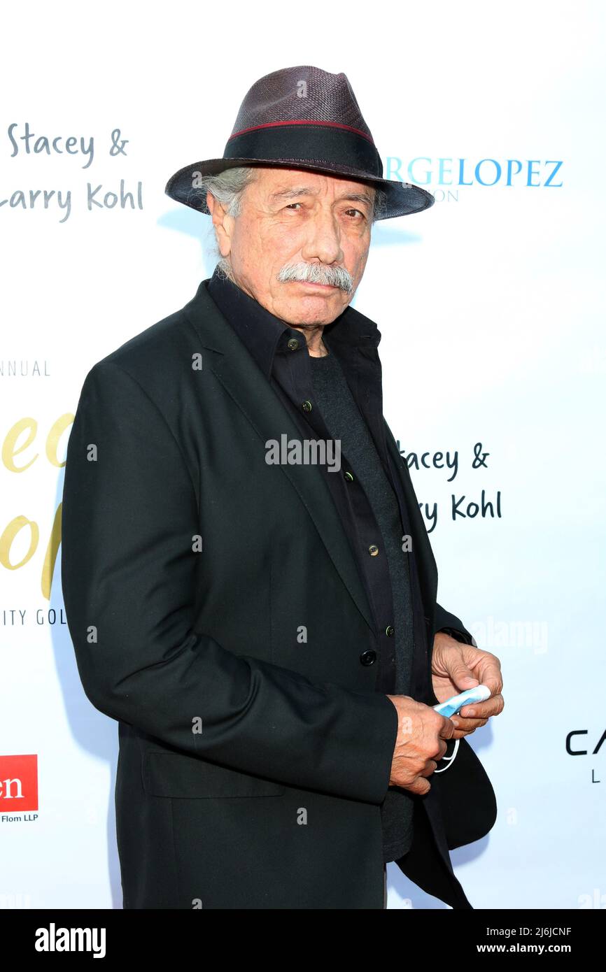 LOS ANGELES - MAY 1: Edward James Olmos at the George Lopez Foundation ...