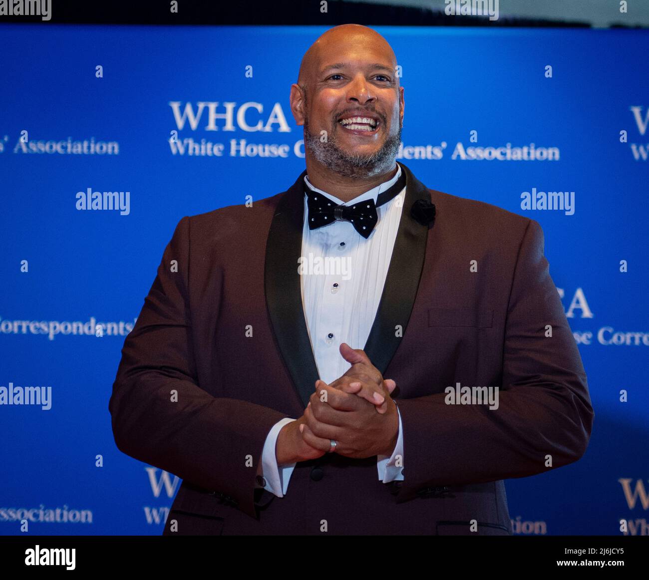 Harry Dunn arrives for the 2022 White House Correspondents Association ...