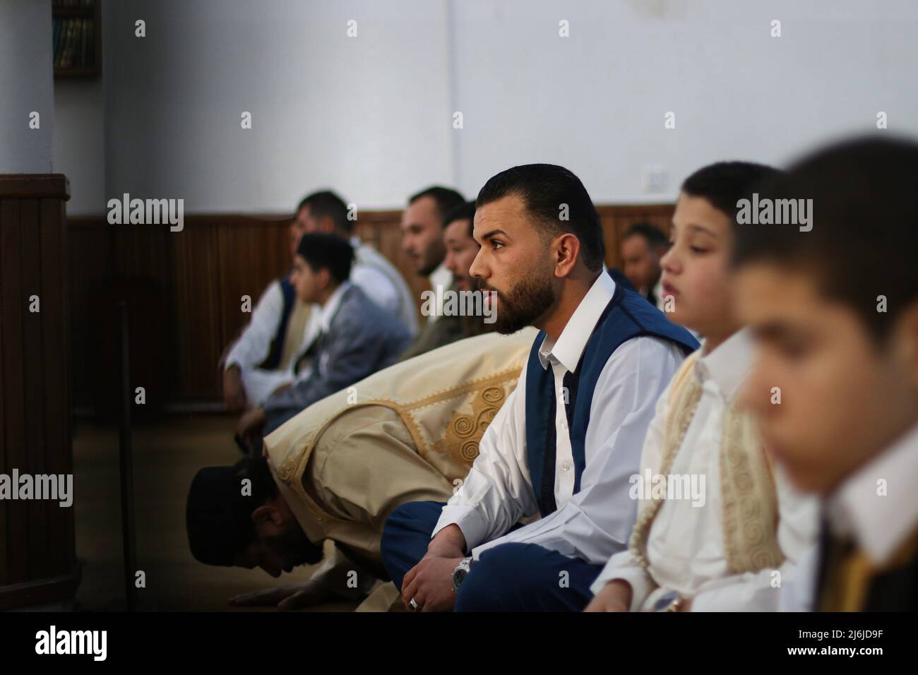 Muslims attend Eid al-Fitr prayers marking the end of the holy fasting ...