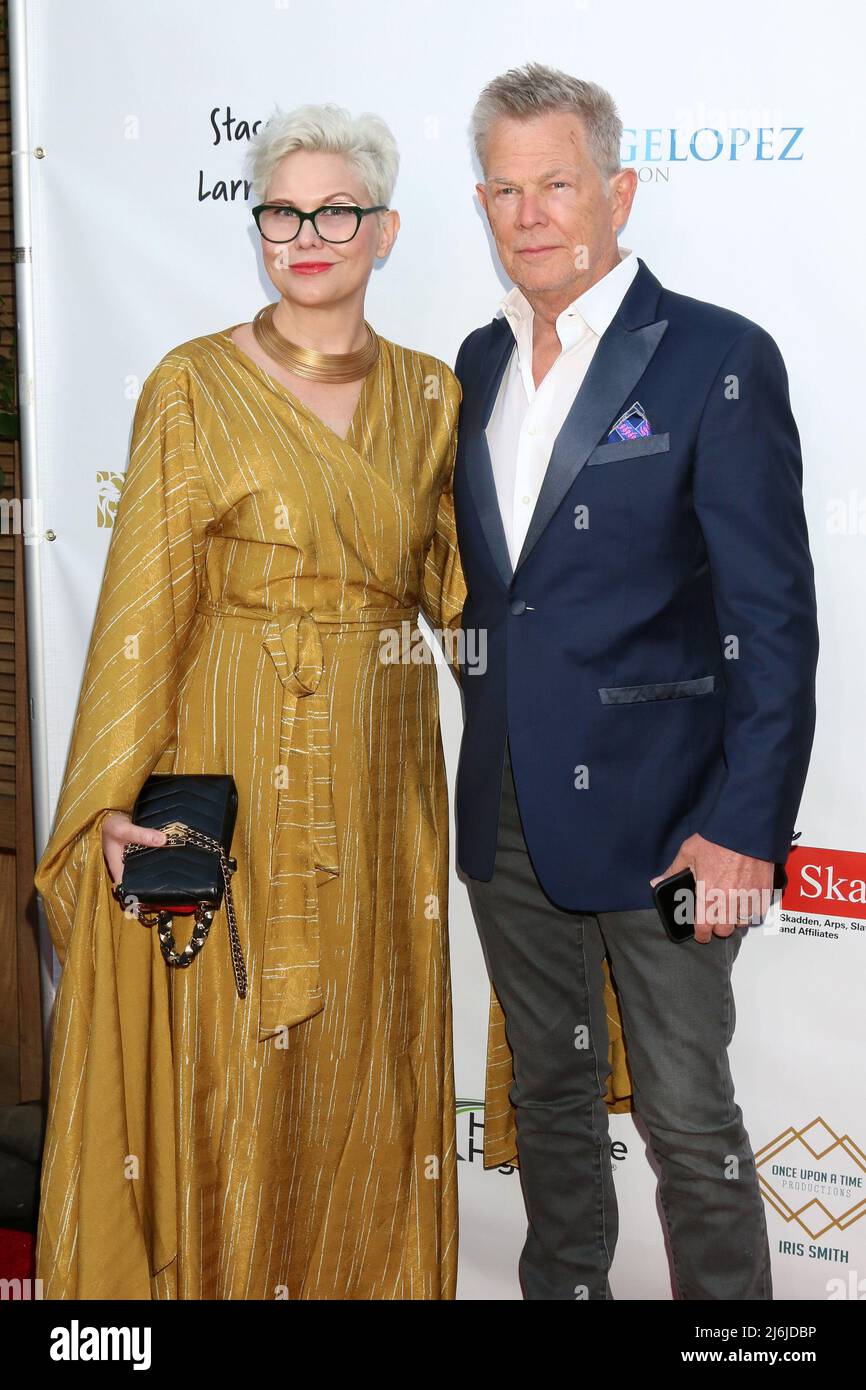 LOS ANGELES - MAY 1: Amy S. Foster, David Foster at the George Lopez ...