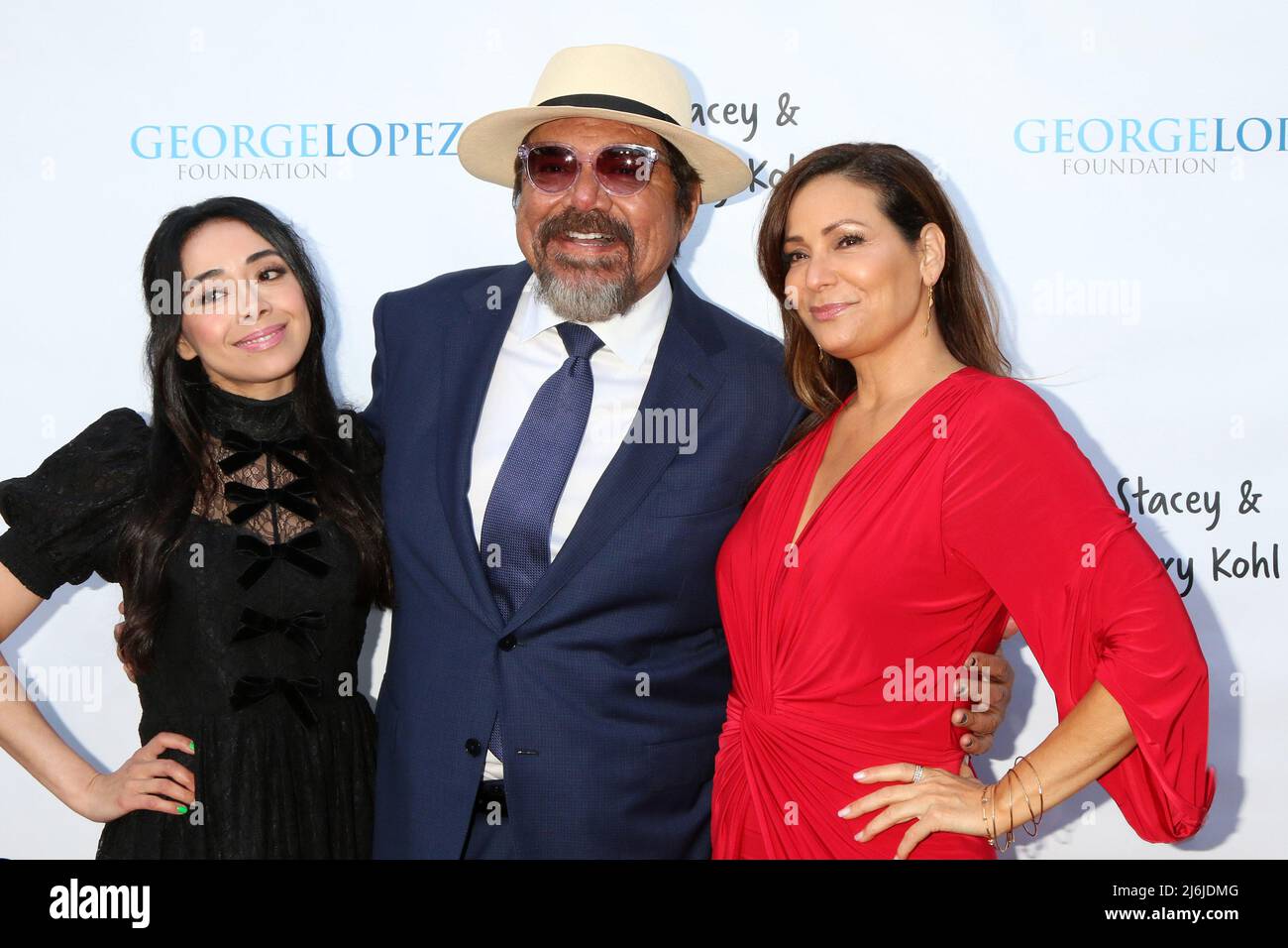 Los Angeles May 1 Aimee Garcia George Lopez Constance Marie At The