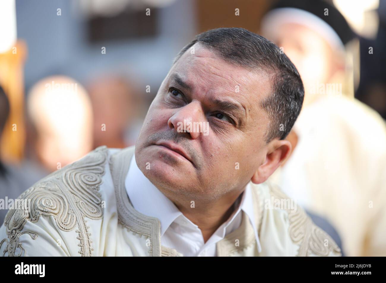 Libyan Prime Minister, Abdul Hamid Dbeibeh attends Eid al-Fitr prayers ...