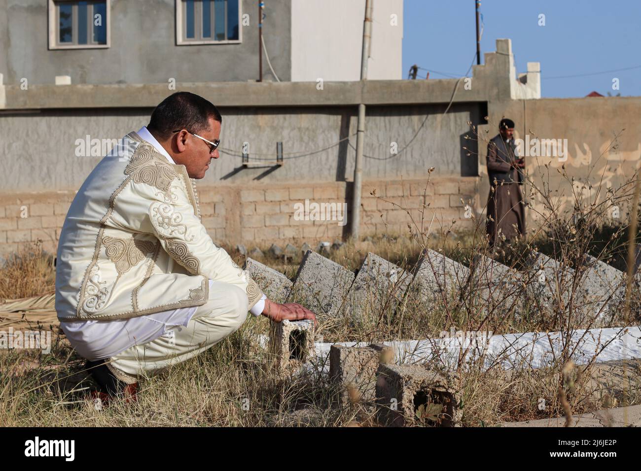 Libyan Prime Minister, Abdul Hamid Dbeibeh seen reading Al-Fatihah on ...