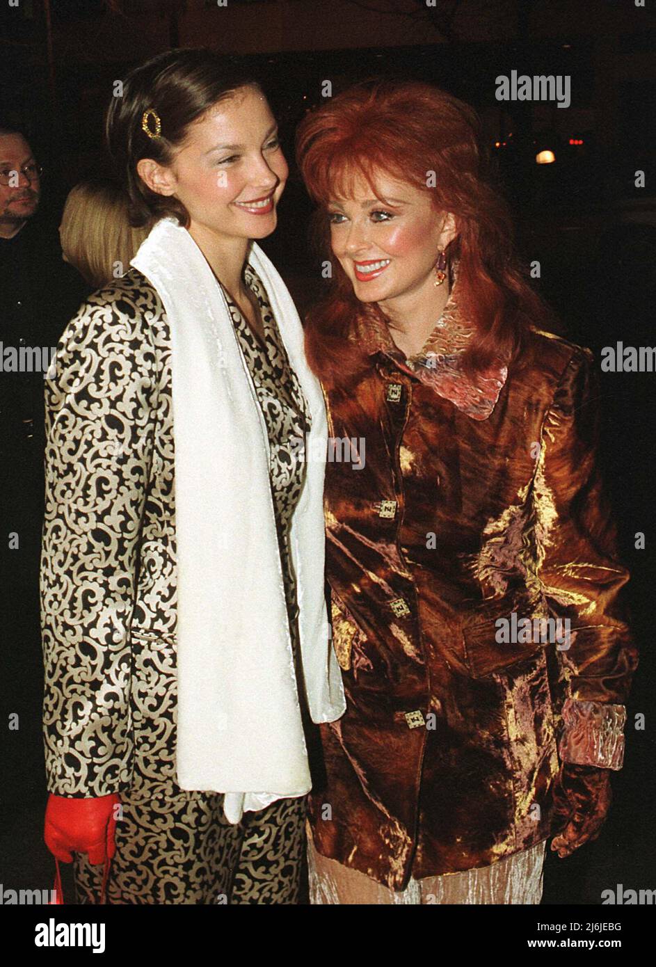 Naomi Judd and Ashley Judd arrive at the Warner Theatre for the ...