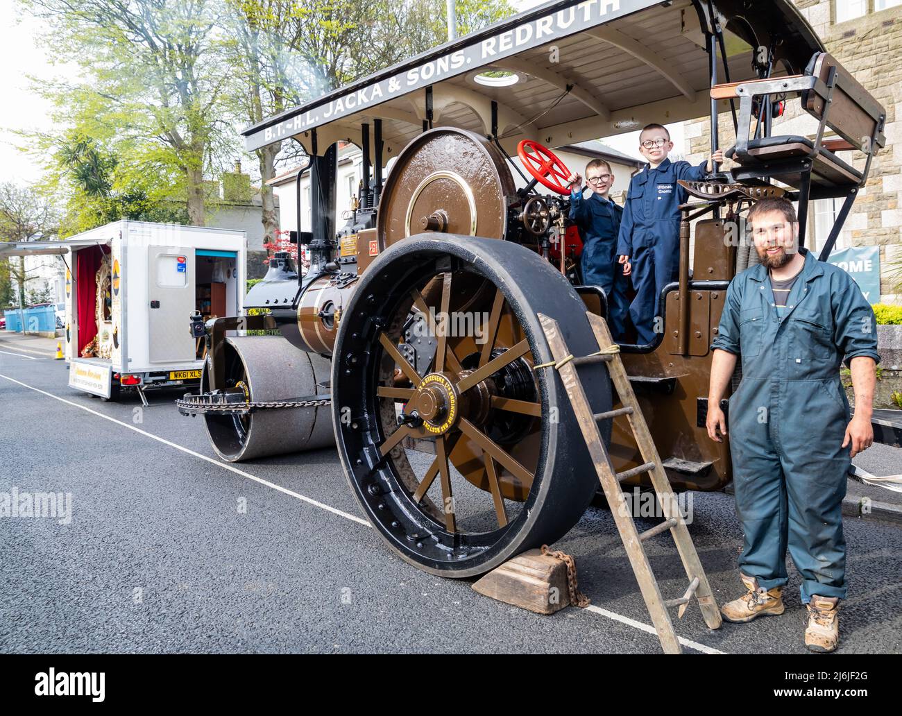 Steam engine trevithick day cornwall hi-res stock photography and ...