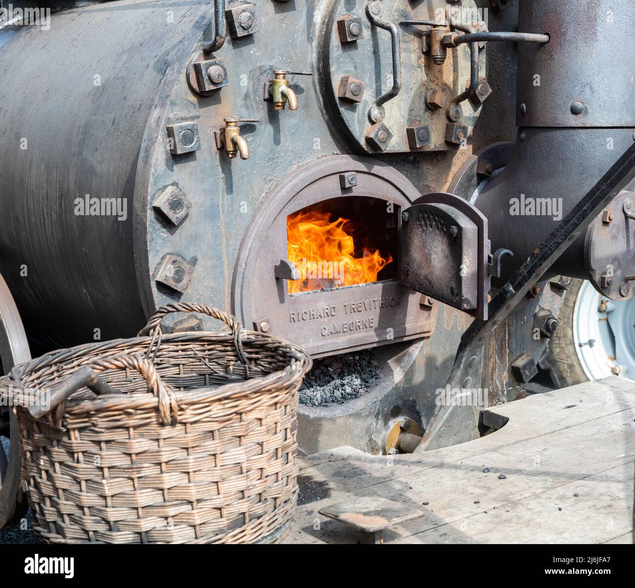 Puffin Devil joins the Steam Traction engines parade on Trevithick Day ...