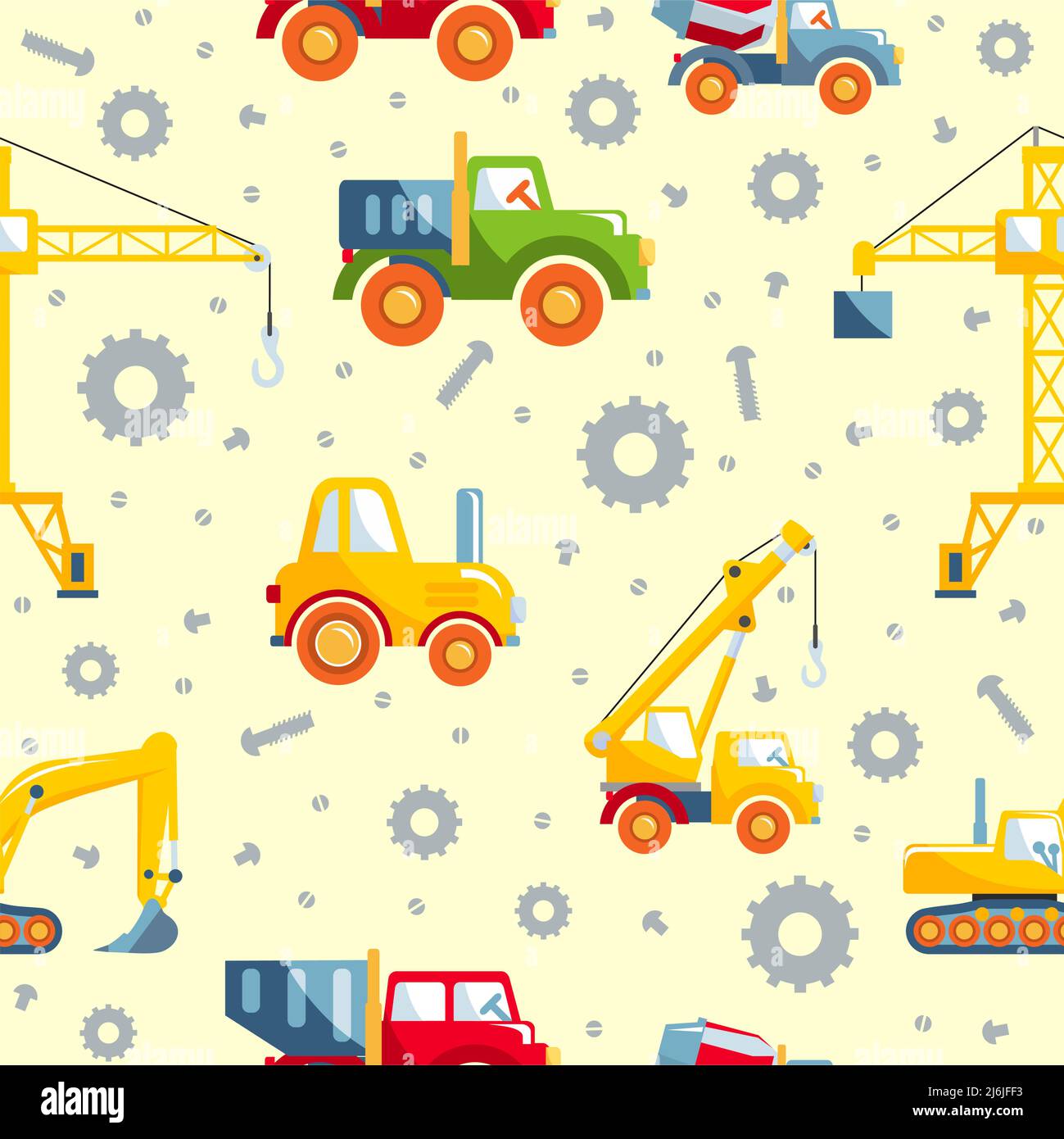 Construction toys crane Stock Vector Images - Alamy
