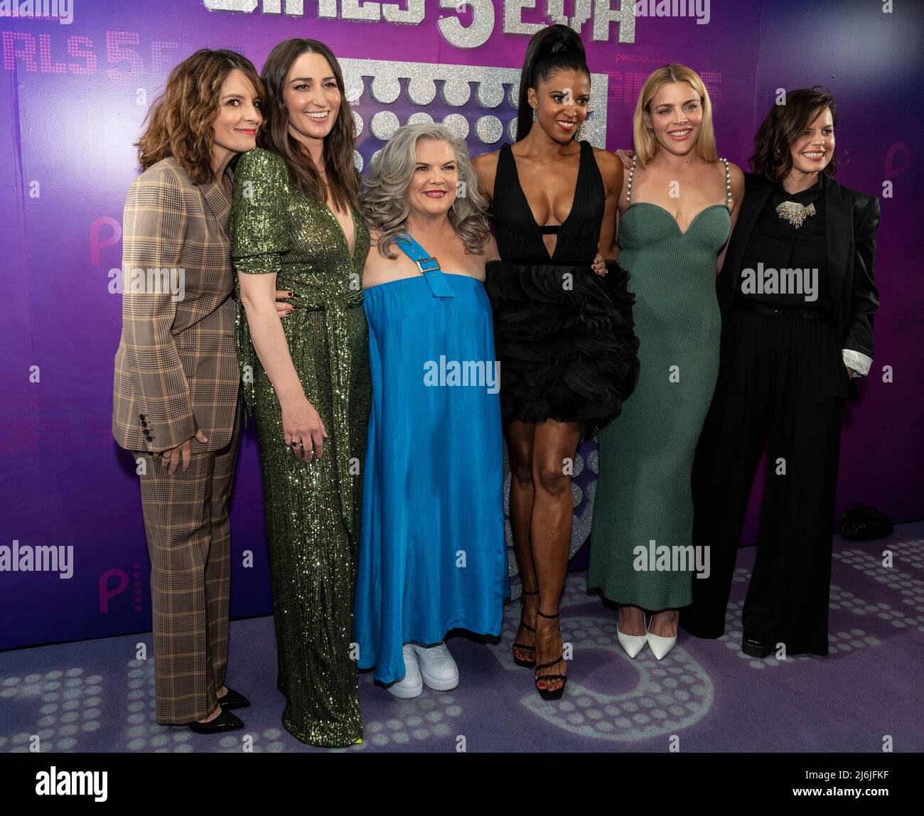 New York, NY - May 1, 2022: Tina Fey, Sara Bareilles, Paula Pell, Renee ...