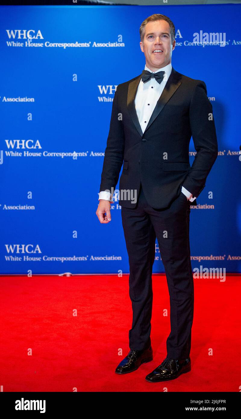 Peter Alexander arrives for the 2022 White House Correspondents ...
