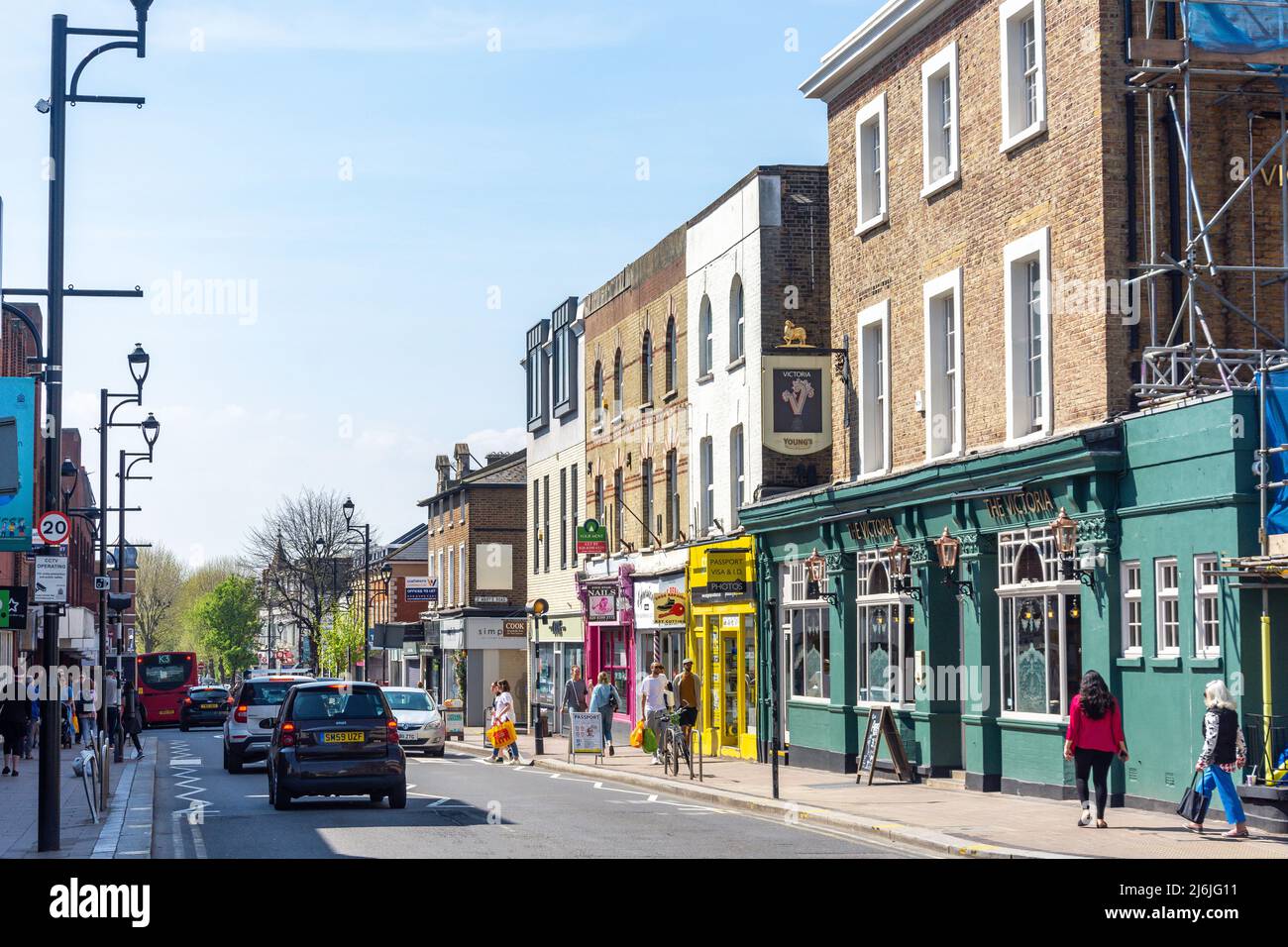 Victoria Road, Surbiton, Royal Borough of Kingston upon Thames, Greater ...