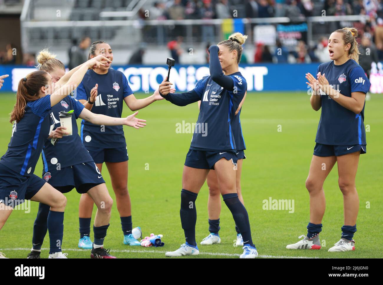 WASHINGTON, D.C. - MAY 1: Trinity Rodman pictured as the Washington ...