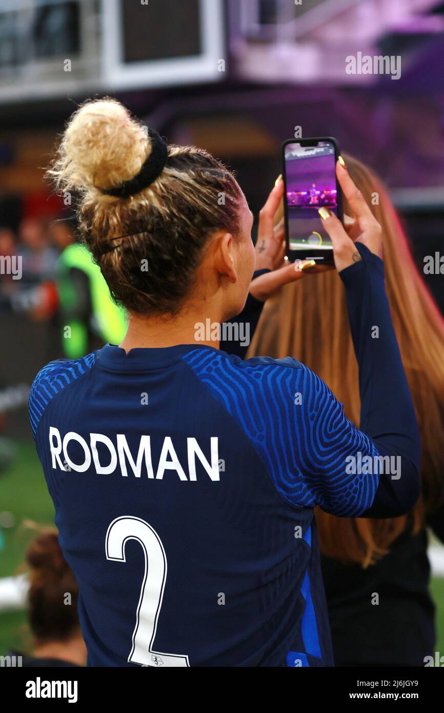 WASHINGTON, D.C. - MAY 1: Trinity Rodman pictured as the Washington ...