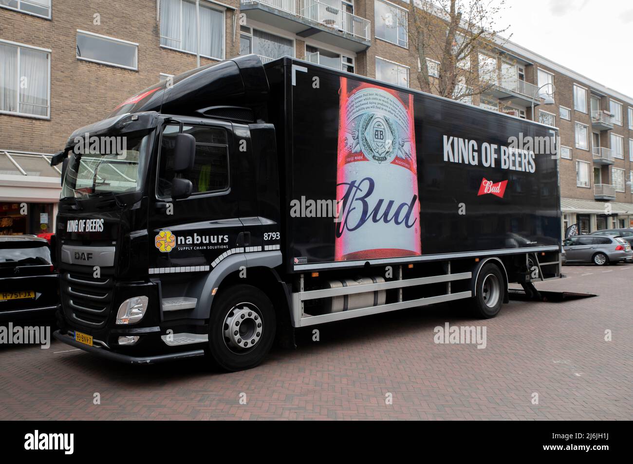 Bud Beer Company Truc At Amsterdam The Netherlands 21-4-2022 Stock ...