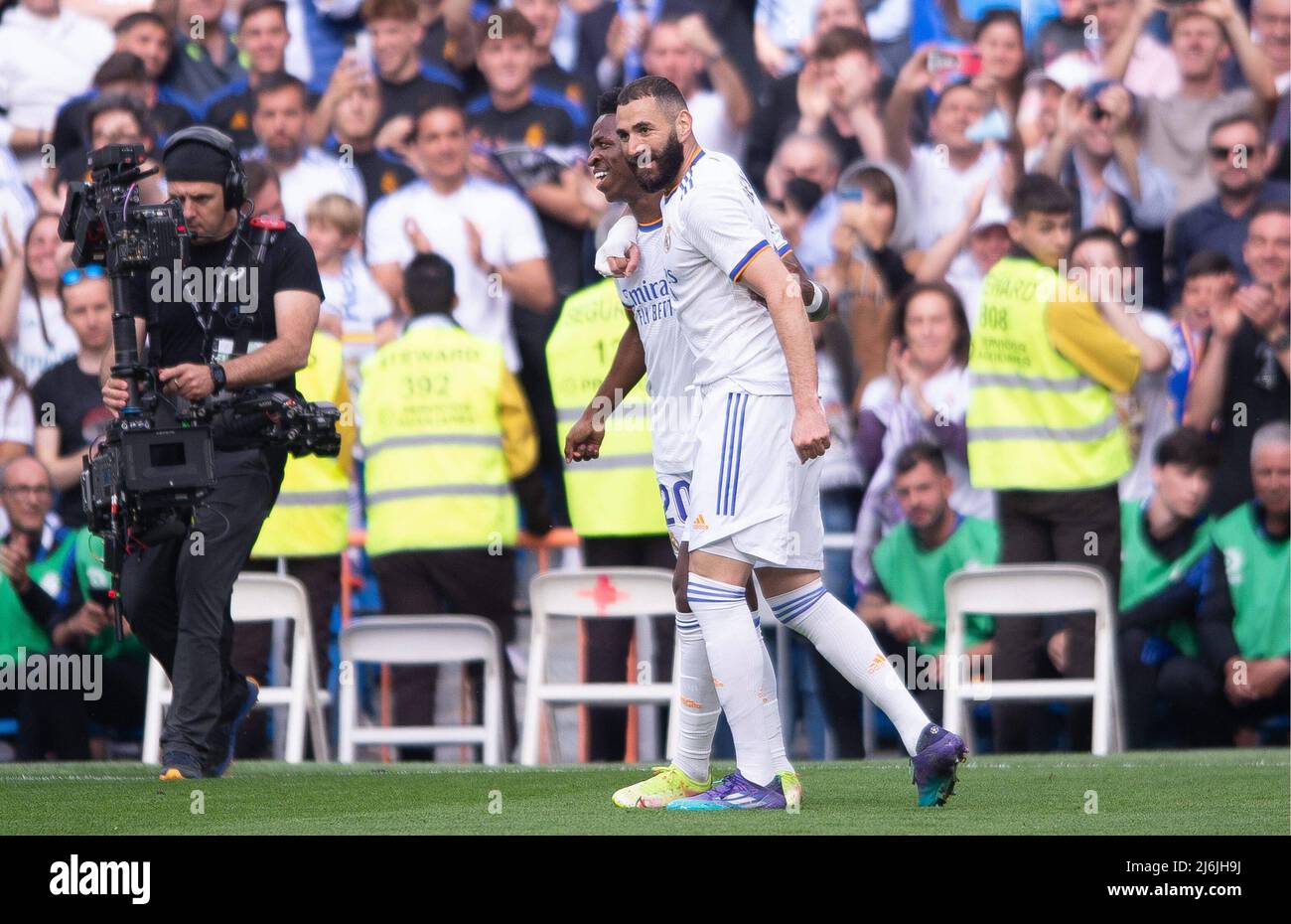 30 th april 2022; Stadium Santiago Bernabeu, Madrid, Spain; Men's La ...