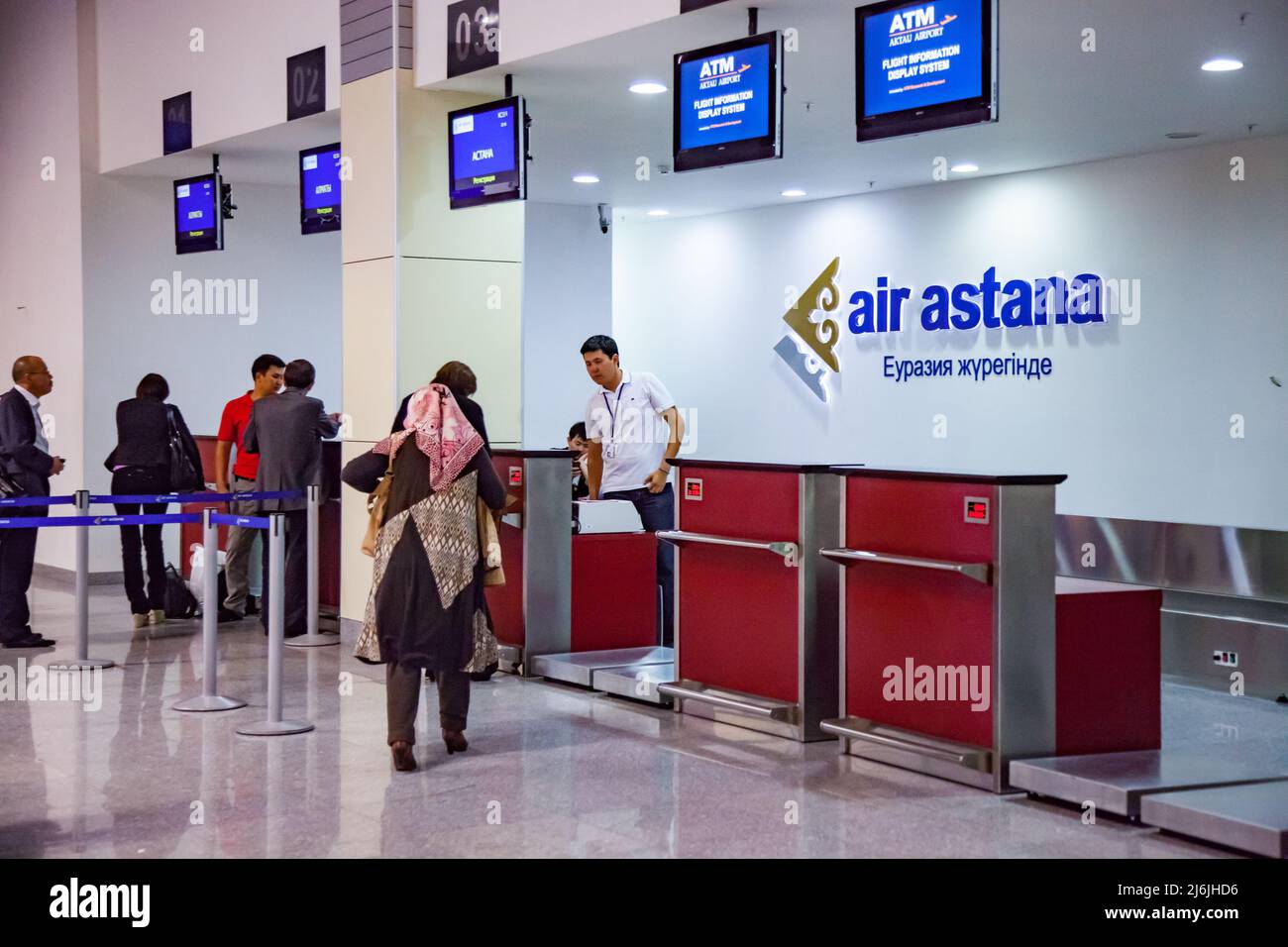 Air kazakhstan logo hi-res stock photography and images - Alamy