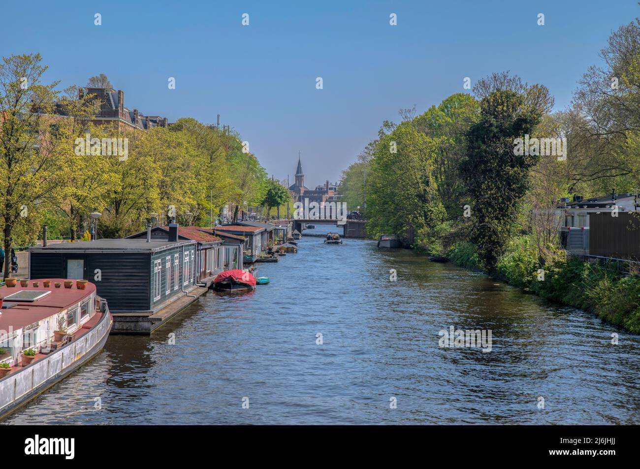 View From The Katterug Bridge At Amsterdam The Netherlands 24-3-2022 ...