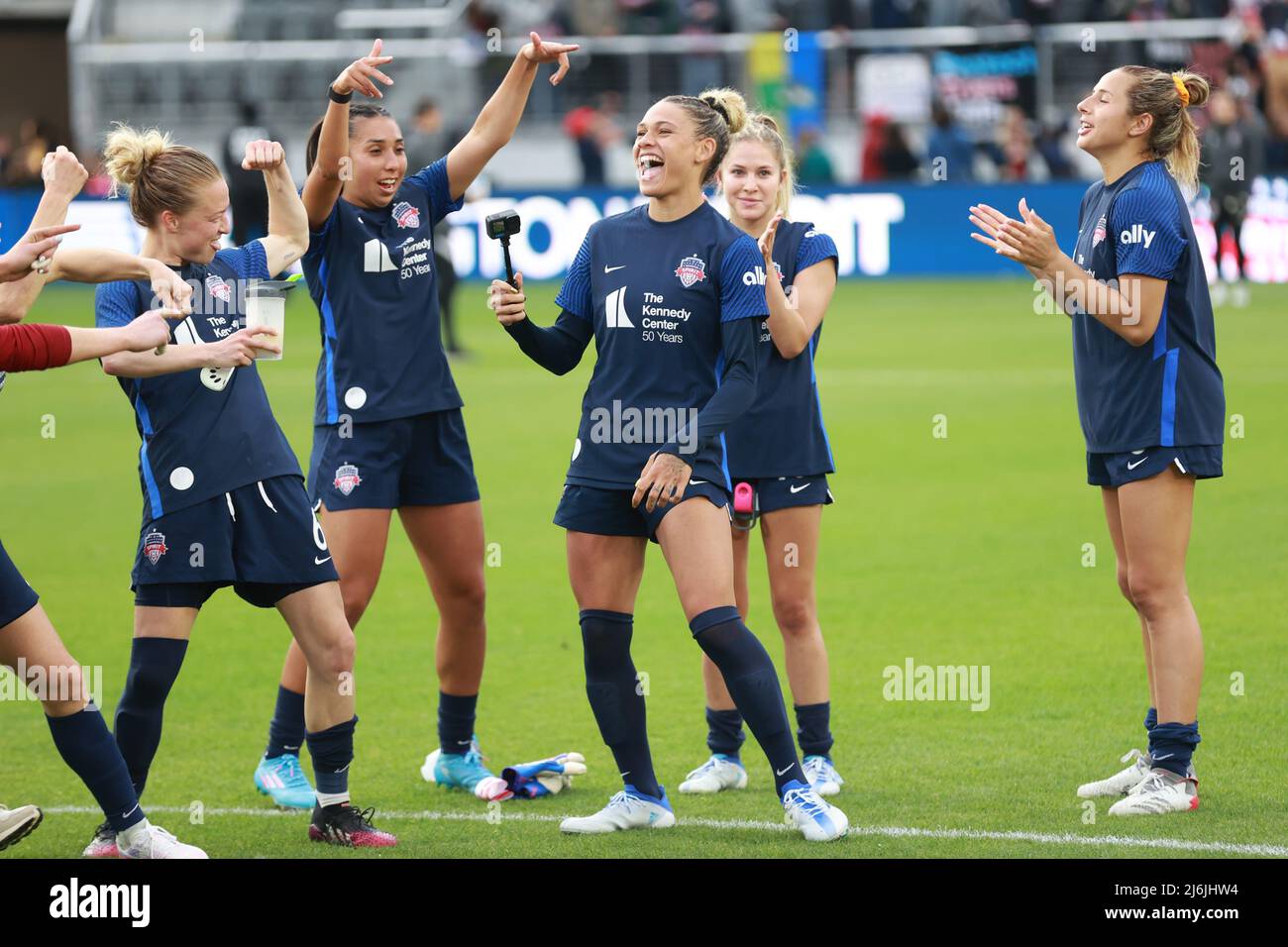 WASHINGTON, D.C. - MAY 1: Trinity Rodman pictured as the Washington ...