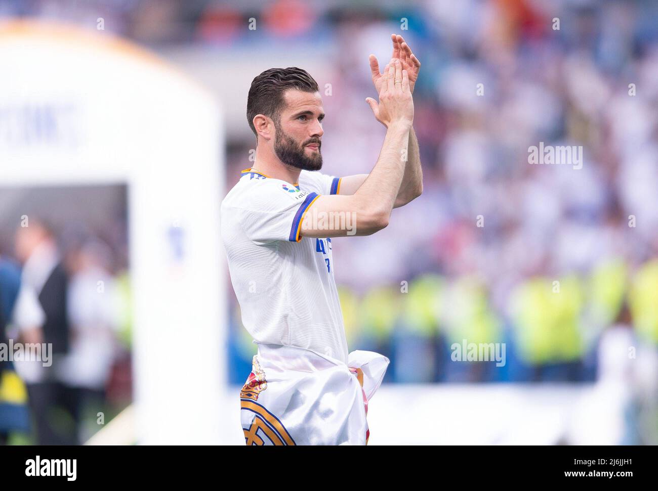 30 th april 2022; Stadium Santiago Bernabeu, Madrid, Spain; Men's La ...