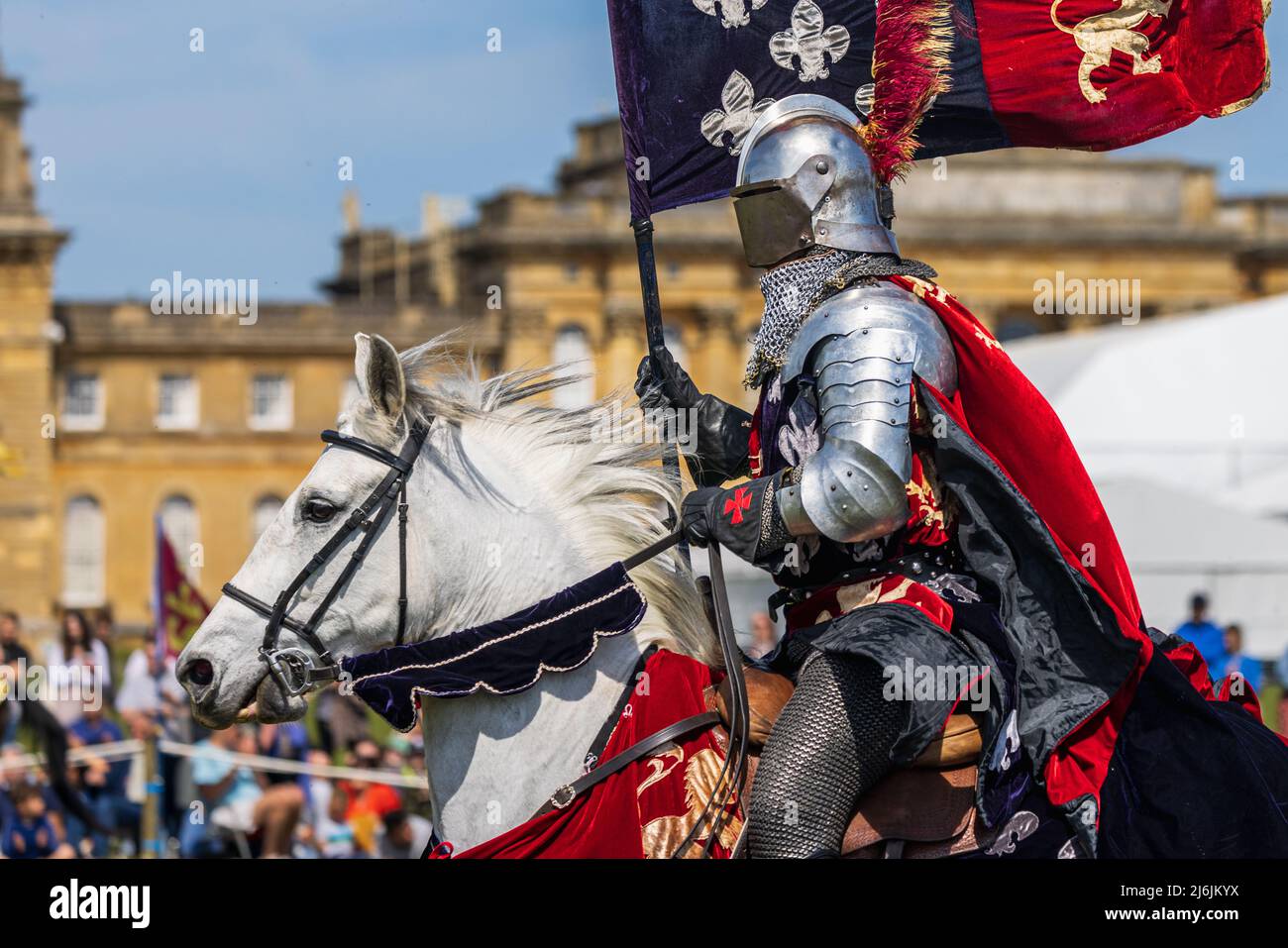 The Knights of Middle England performing at Blenheim Palace on the 30th ...