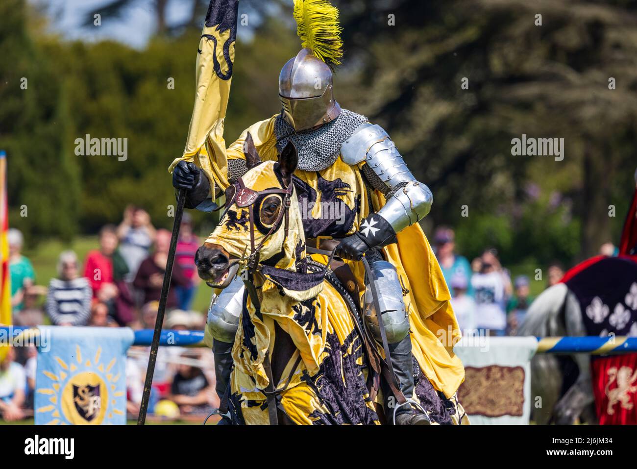 The Knights of Middle England performing at Blenheim Palace on the 30th ...