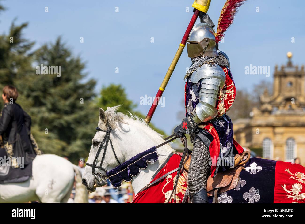 The Knights of Middle England performing at Blenheim Palace on the 30th ...