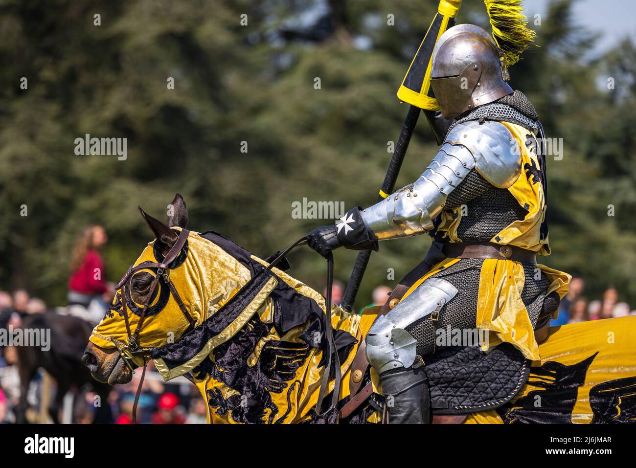 The Knights of Middle England performing at Blenheim Palace on the 30th ...