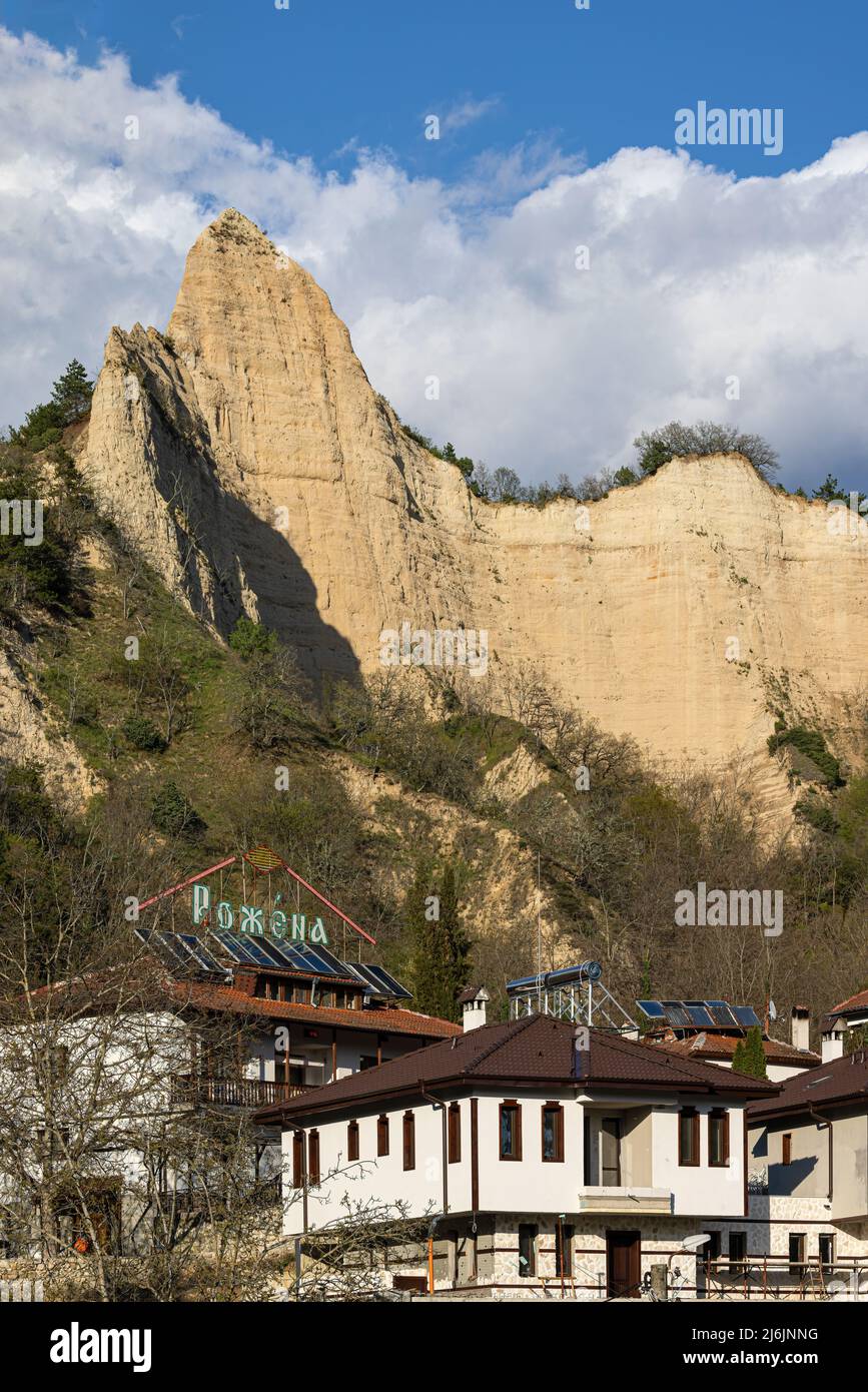 Melnik earth pyramids hi-res stock photography and images - Alamy
