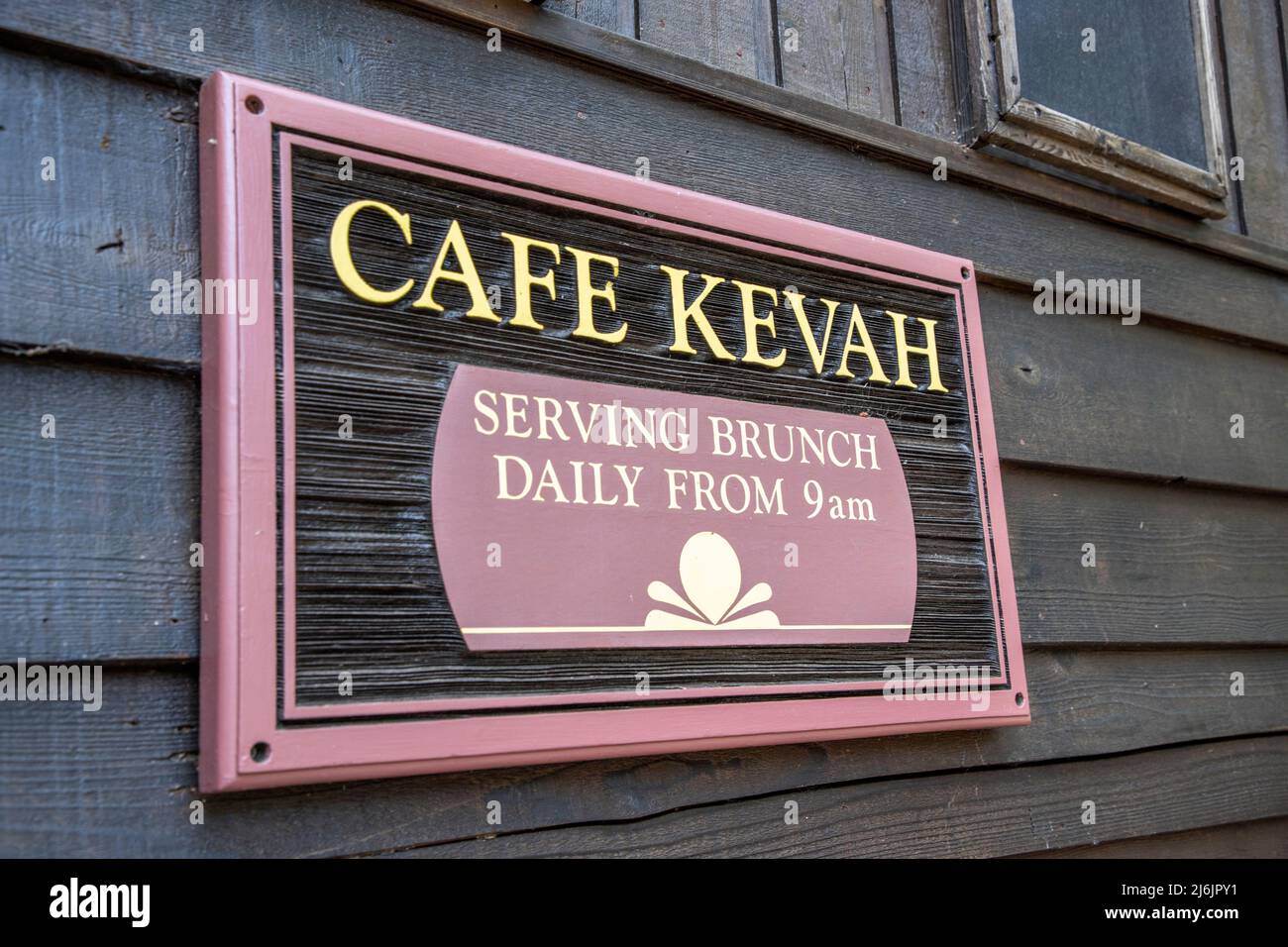 Cafe Kevah, in the Nepenthe building, a Big Sur landmark on Highway 1 ...