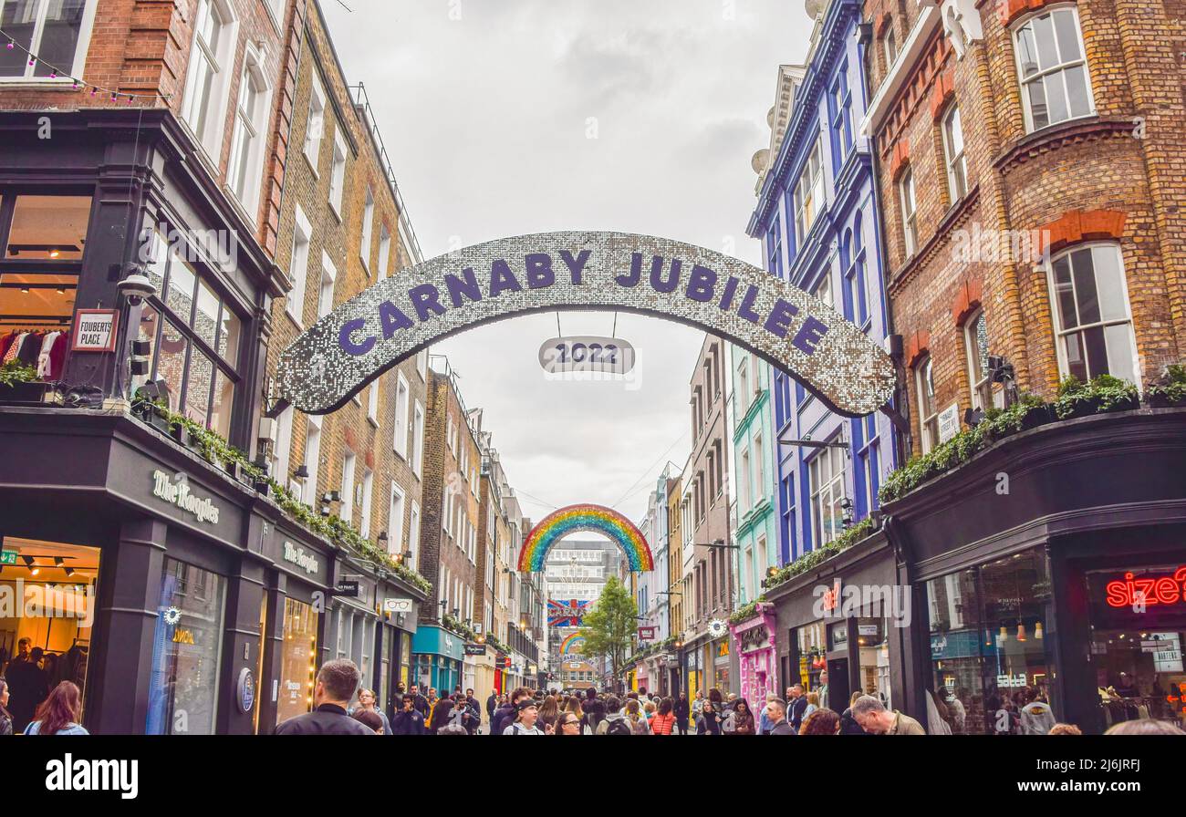 A new installation has been unveiled in London's iconic Carnaby Street ...