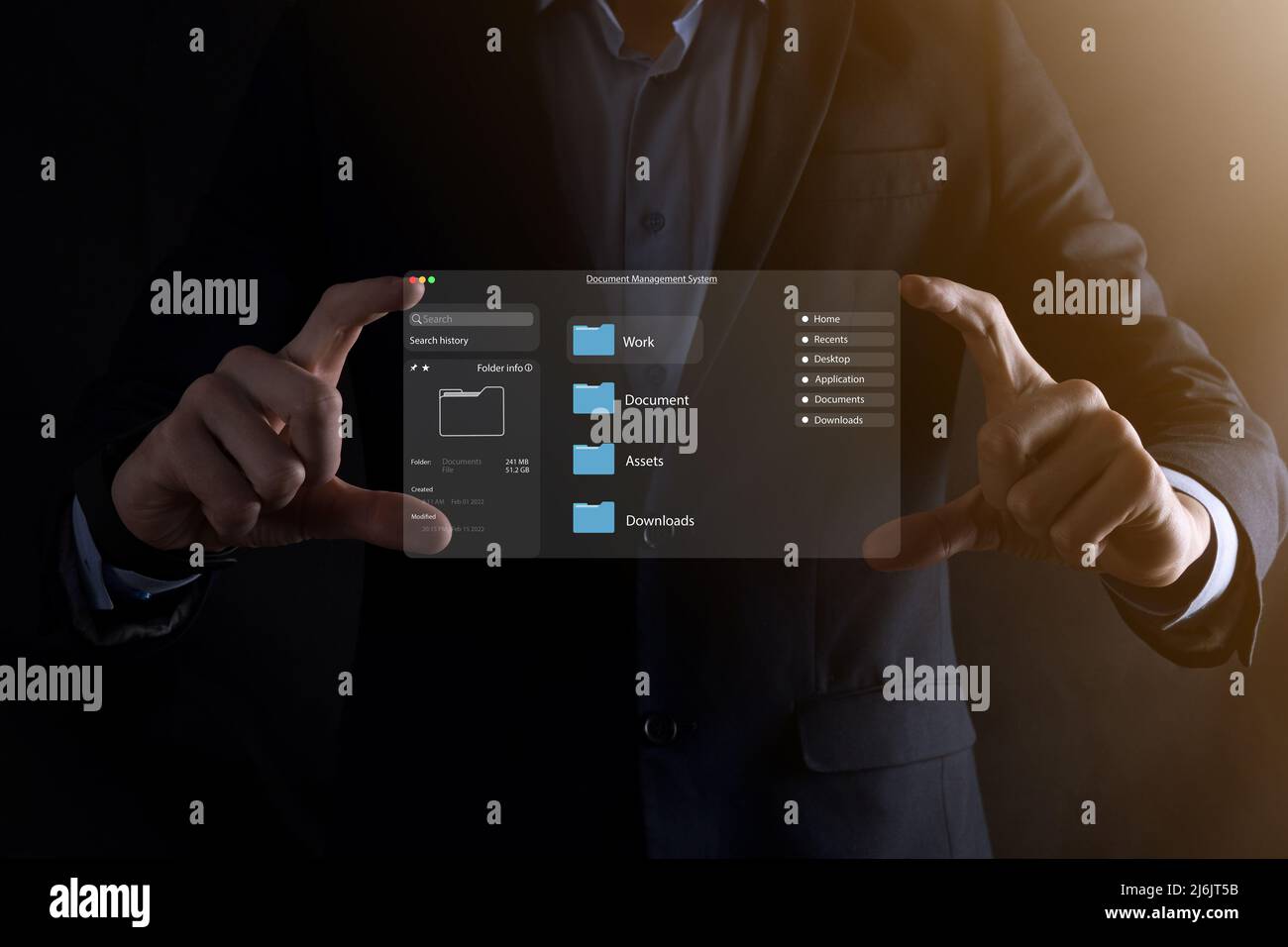 Document management concept. Virtual screen icons Document Management ... Document management concept. Virtual screen icons Document Management ...
