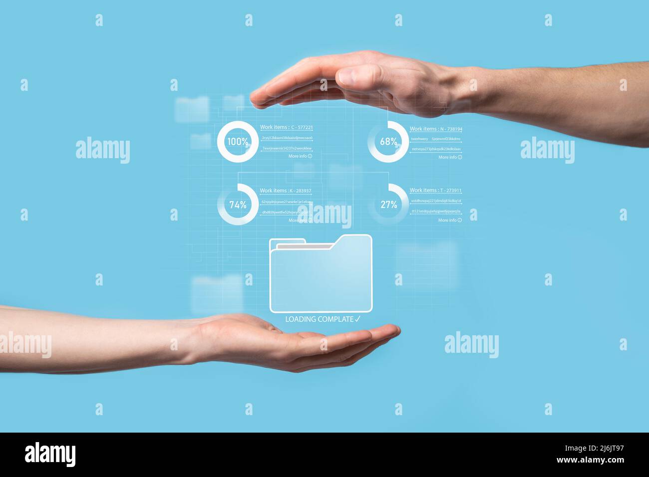 Business developer hand using board framework on virtual modern ...