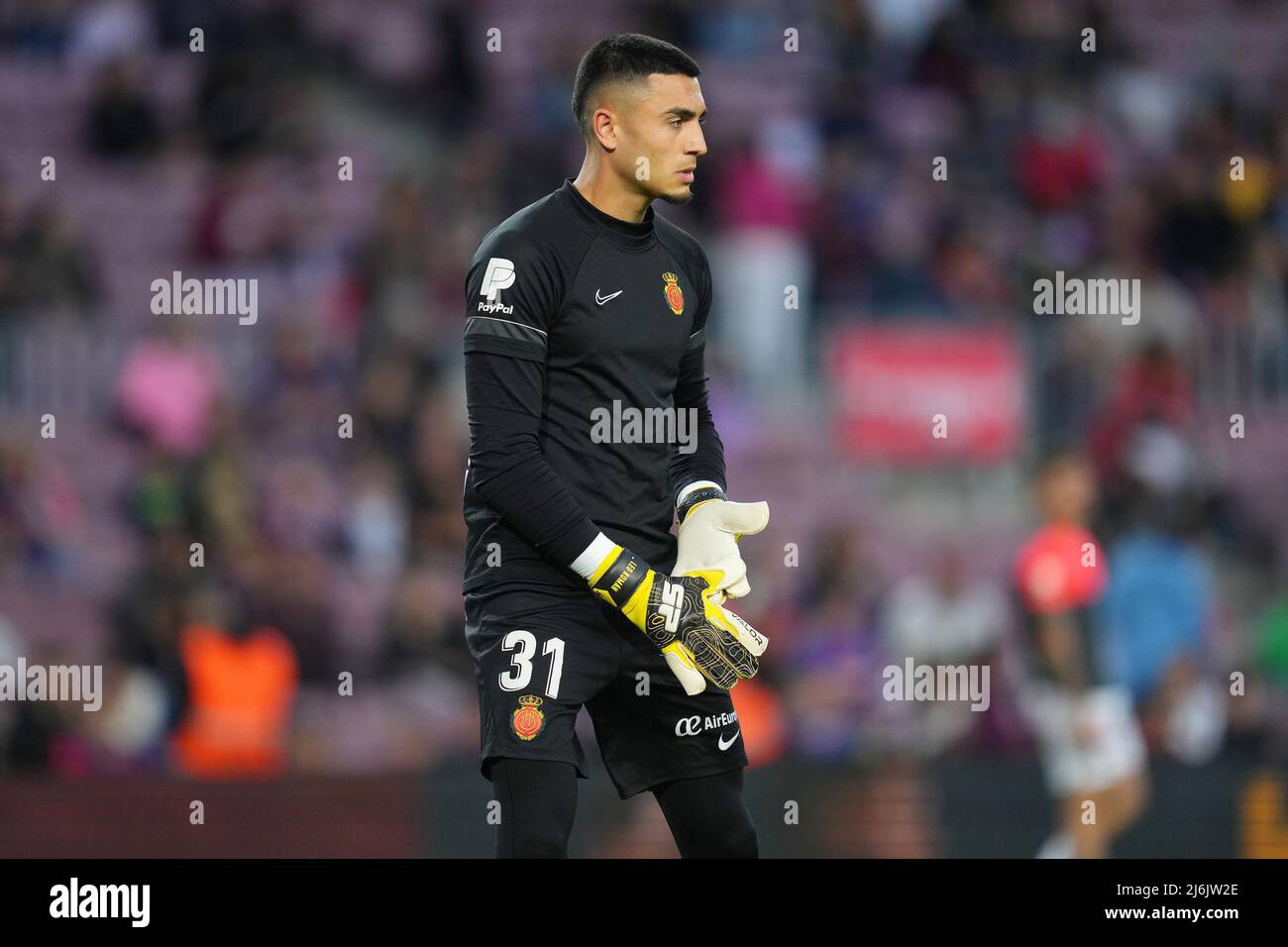 Barcelona, Spain. May 01, 2022, Leo Roman of RCD Mallorca during the La ...