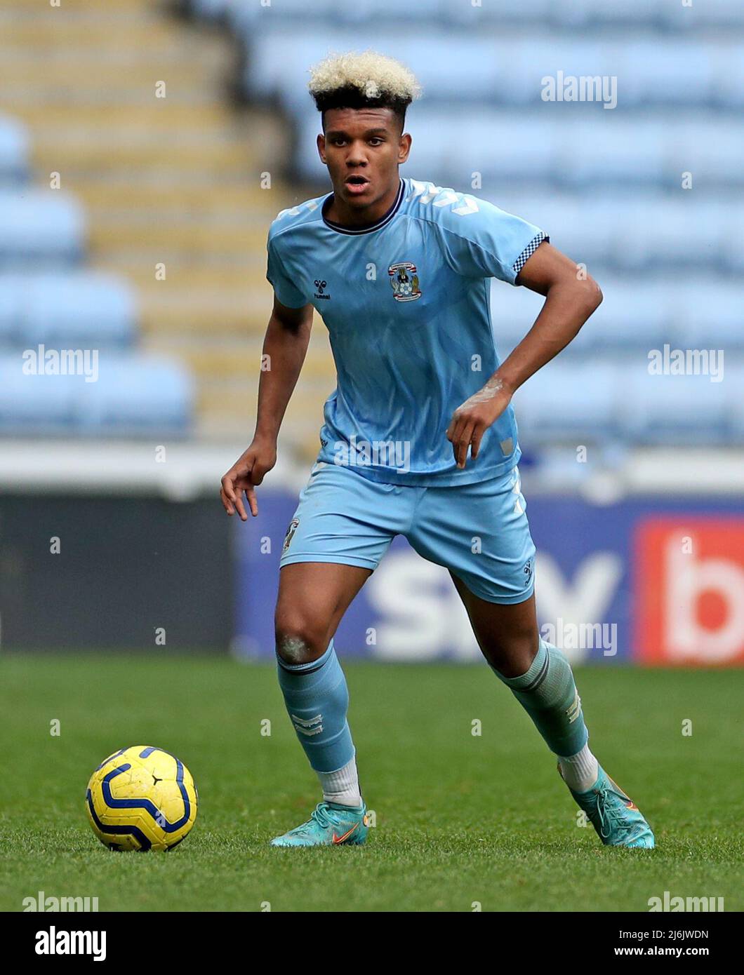 Coventry’s Byron Wilson in action during the Premier League Development ...