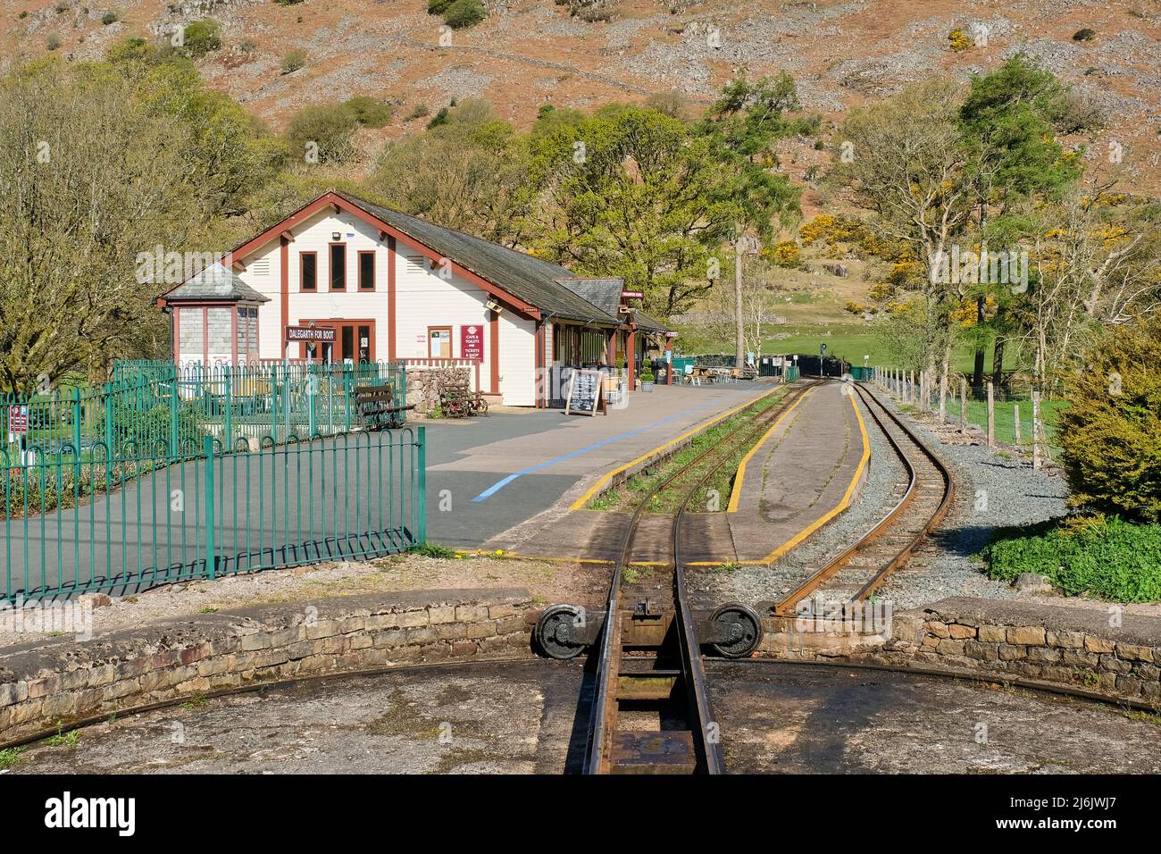 Dalegarth Station on the Ravensglass and Eskdale Railway, Dalgarth ...