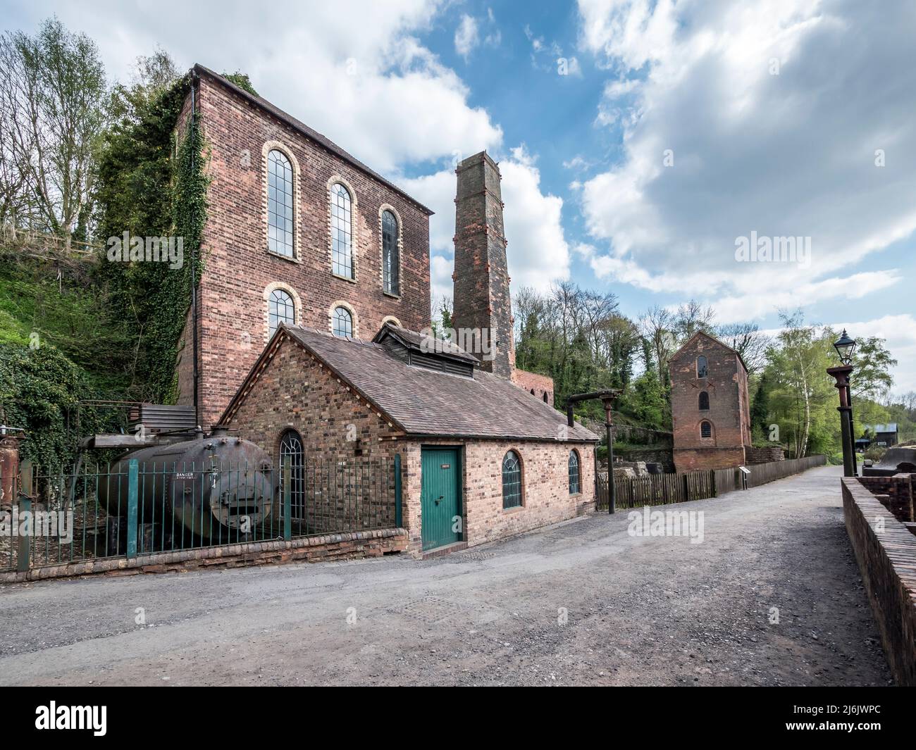 The image here is of what remains of the abandoned iron-smelting blast ...