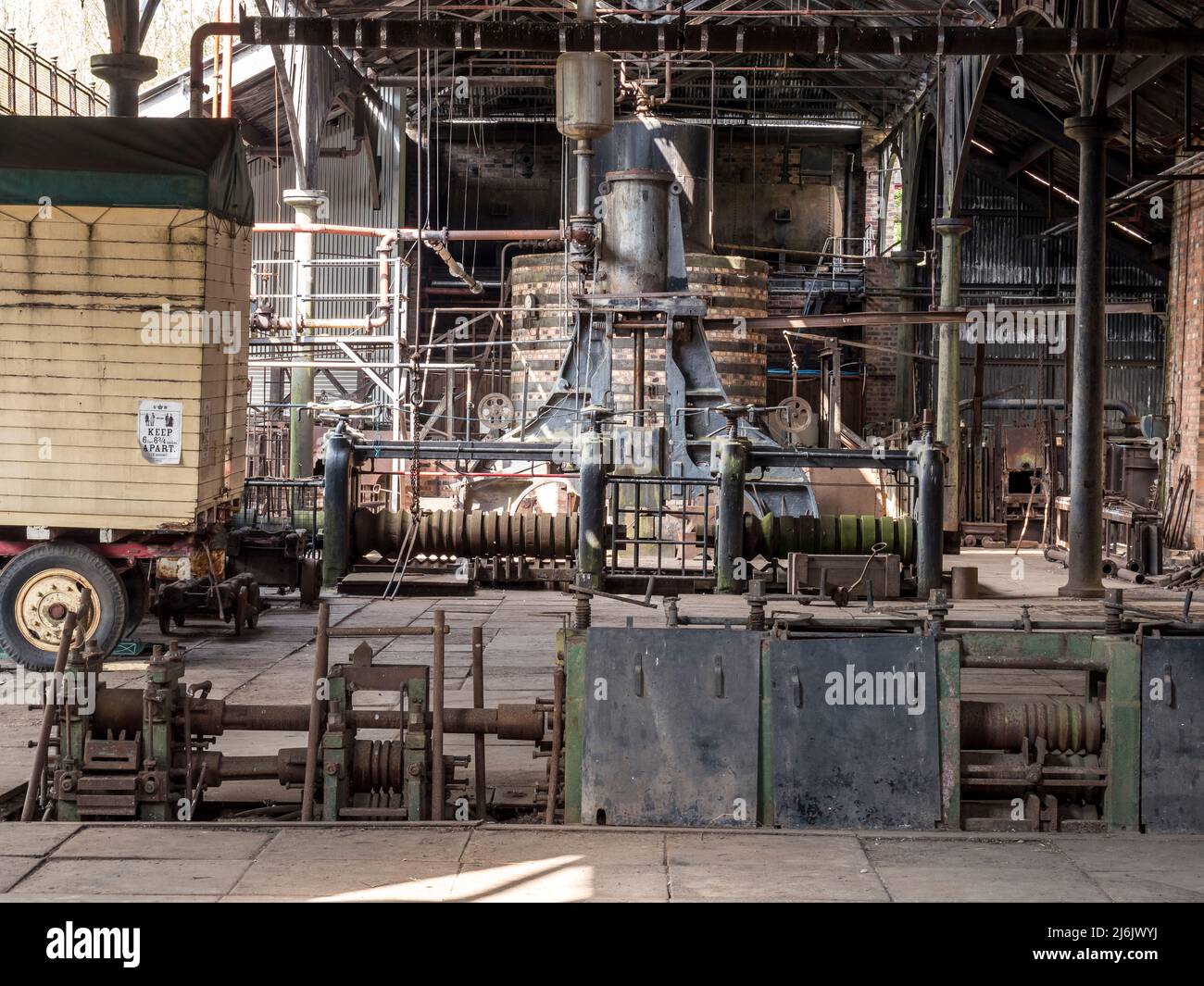 The image is of the steam hammer forge shed at Blist Hill Victorian ...