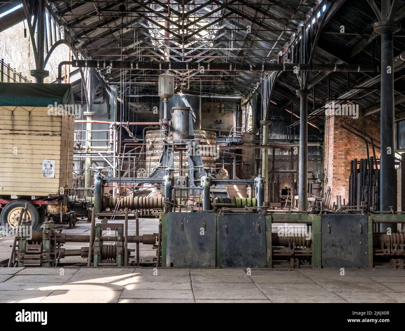 The image is of the steam hammer forge shed at Blist Hill Victorian ...