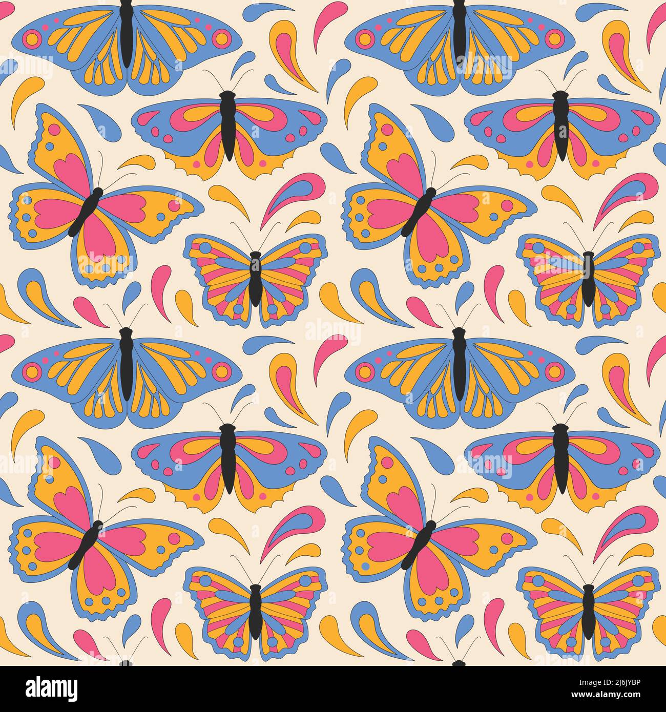 Boho butterflies hi-res stock photography and images - Alamy