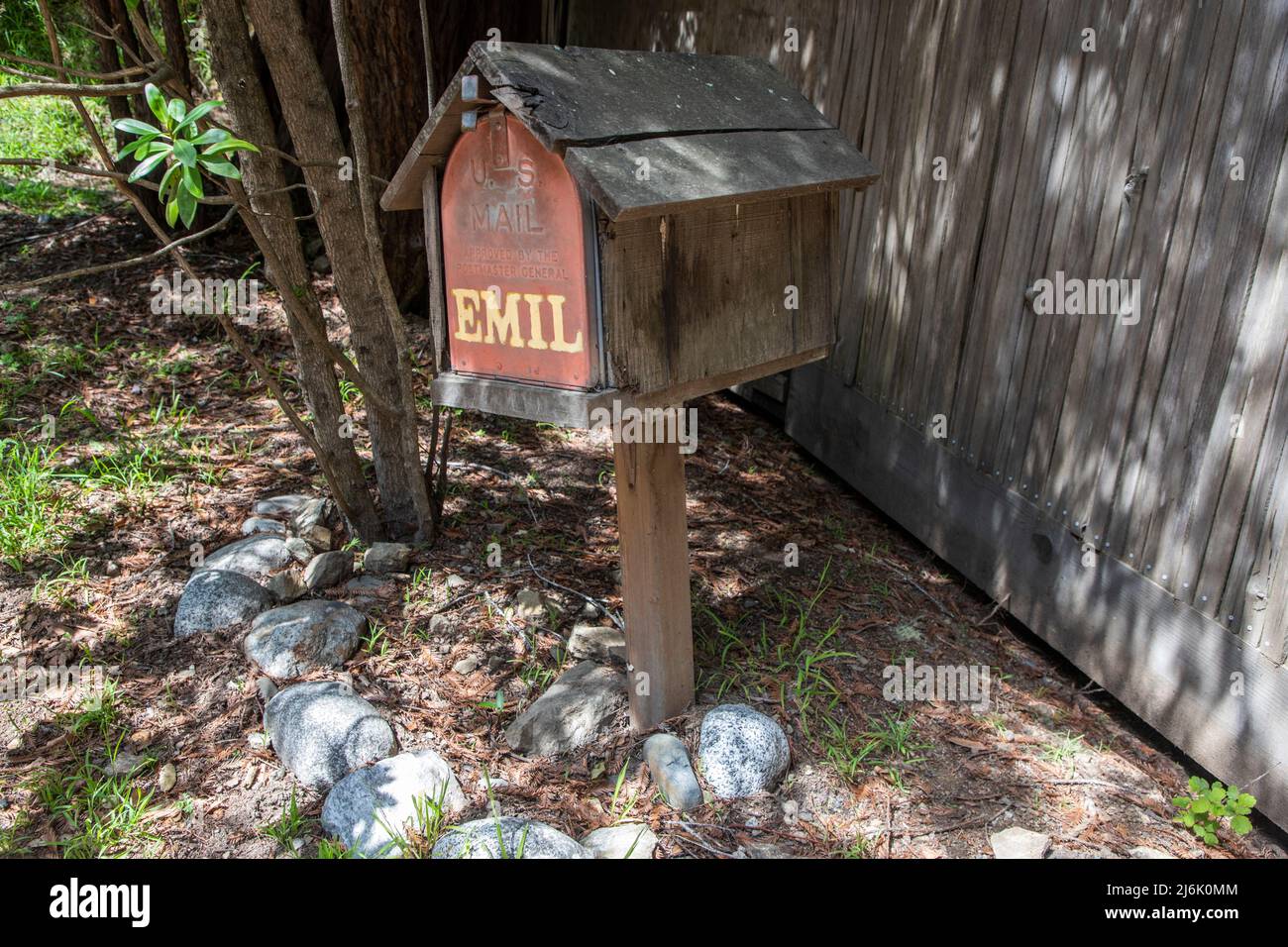 Emil's mailbox at the Henry Miller Memorial Library on Highway 1 in Big ...