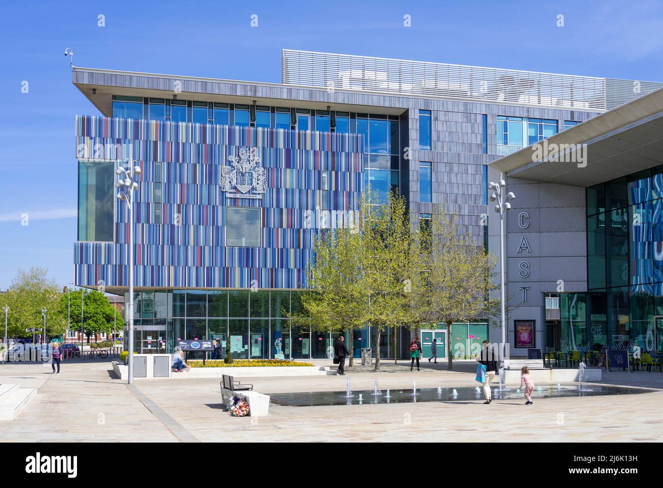 Sir nigel gresley civic square hi-res stock photography and images - Alamy