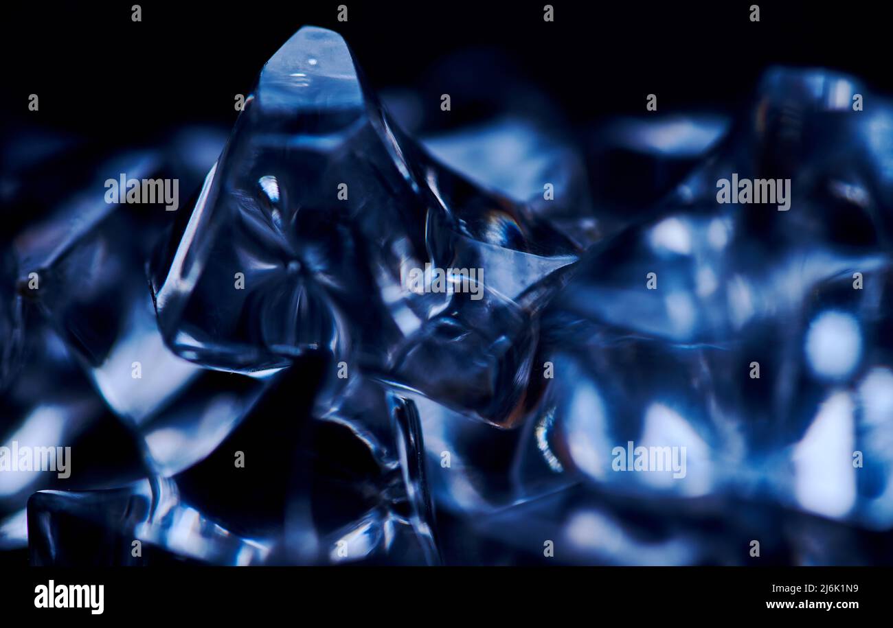 Close up of the crystals in a cold situation Stock Photo - Alamy
